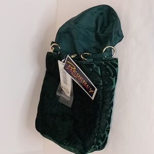 Sears | Bags | Sears Dark Green Velvet Tandem Bag Regency Collection ...